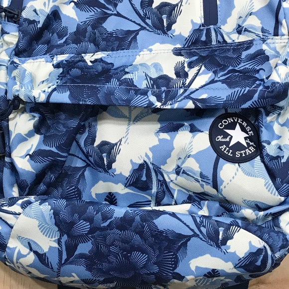 Converse | Bags | Converse Blue Straight Edge Backpack | Poshmark